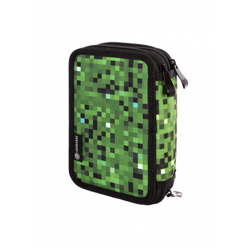 Školský peračník trojposchodový s náplňou Minecraft Pixel One | bHome.sk